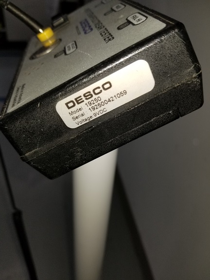 DESCO 19250 ESD Wrist Strap / Footwear Tester with Pedestal