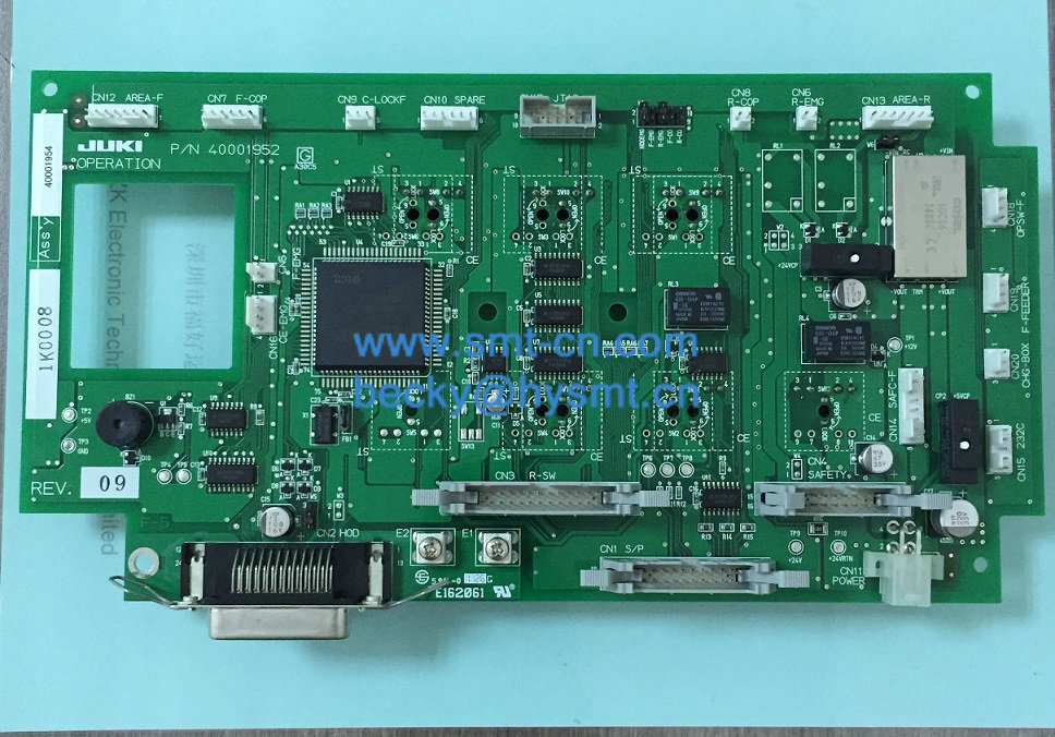Juki SMT PCB Cards JUKI 40001954 OPERATION PWB ASM.(71-671.026)