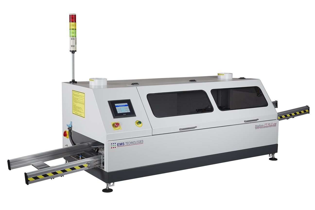 Table top wave soldering machine