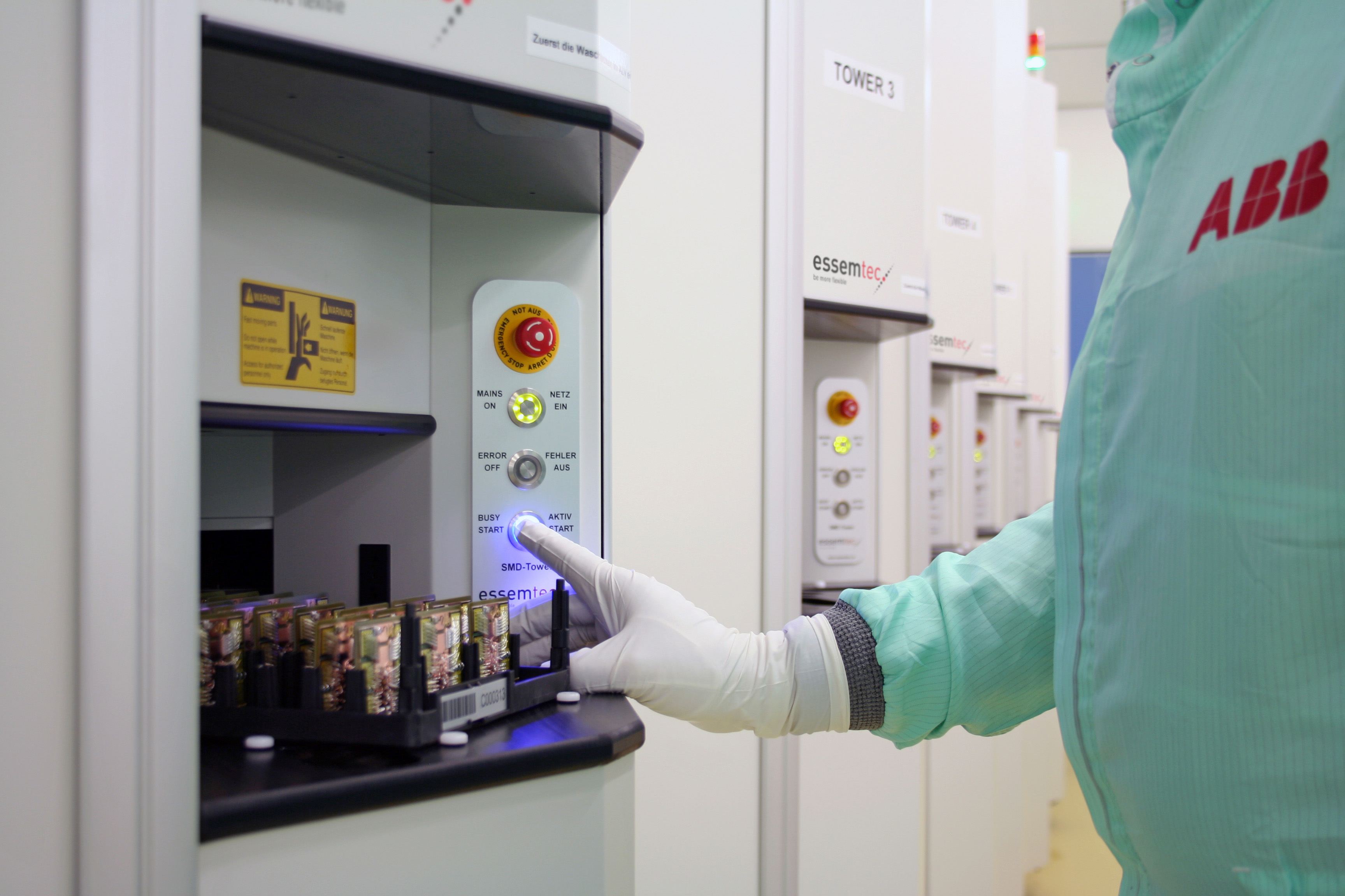 Using Essemtec’s SMD Tower for IGBT Storage in a Clean Room