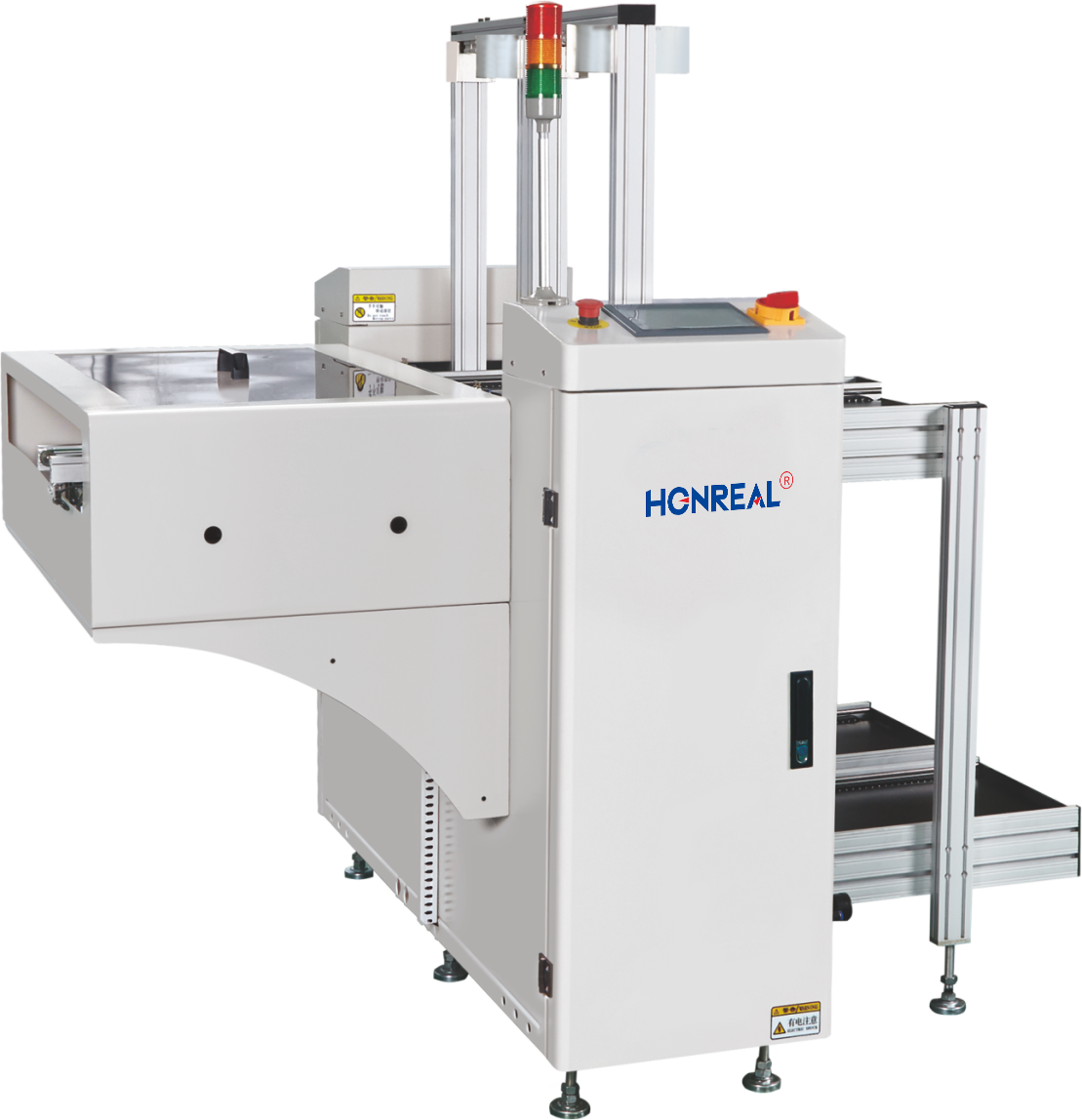 Ng ok Smt Automatic PCB Machine Magazine unloader NG / OK Dual Track ...