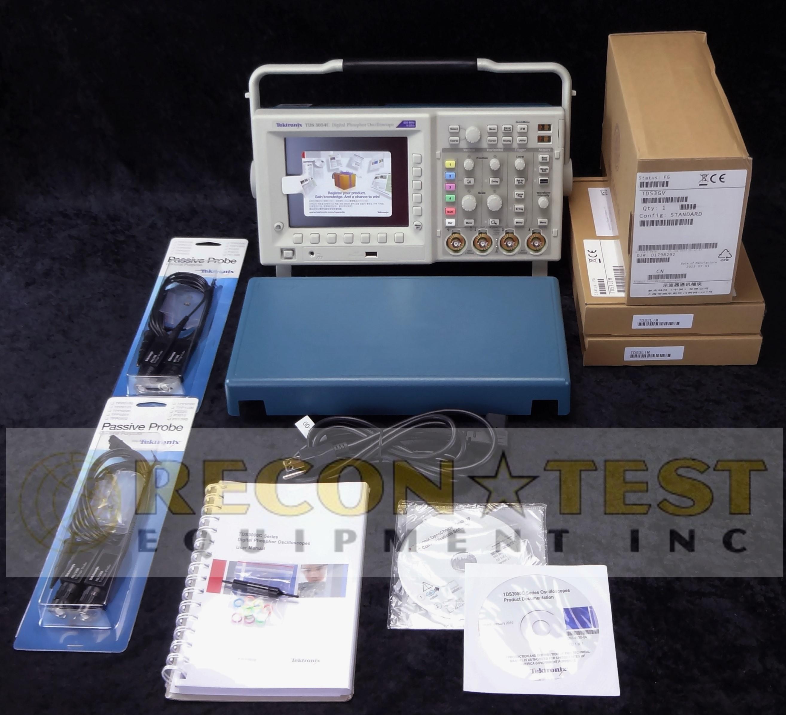 Tektronix TDS3054C/TDS3GV/TDS3LIM/TDS3AAM /4x P6139B