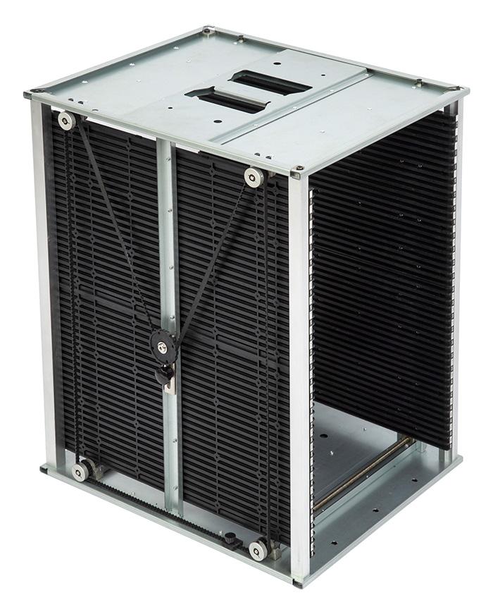 CONCO SMT magazine rack for pcb storage with gear belt adjustment