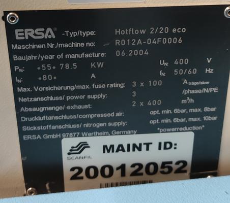 Ersa Hotflow 2/20 eco, vintage 2004, reflow