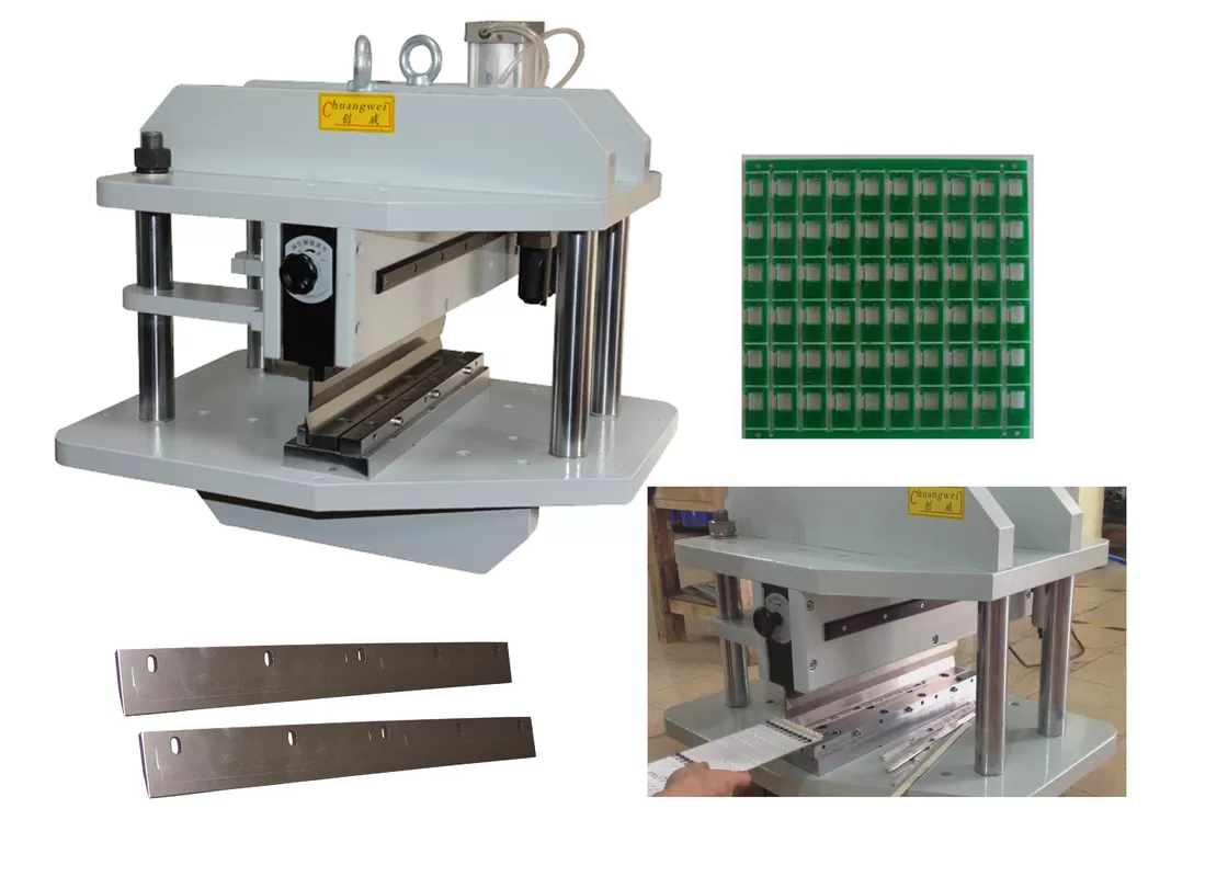 Customized PCB Depanelizer V-cut PCB Separator Machine Working Table