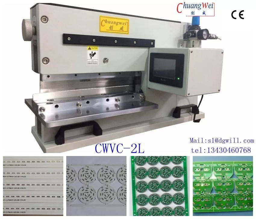 PCB Depanelizer PCBA Cutting Machine Motorized Linear Blade Aluminium PCB